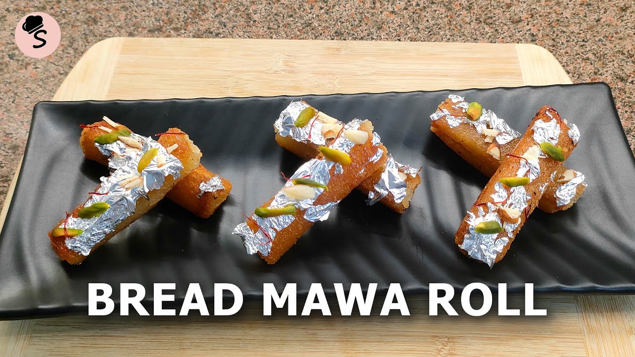 Rakshabandhan Special Bread Mawa Roll | Instant Mithai | कम खर्च में ...
