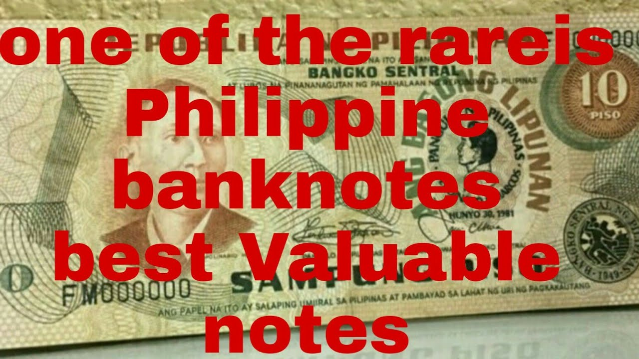 One of the most rareis and valuable Philippine banknotes.! - YouTube