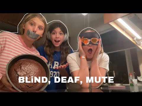 BLIND, DEAF, MUTE BAKING CHALLENGE | Joi