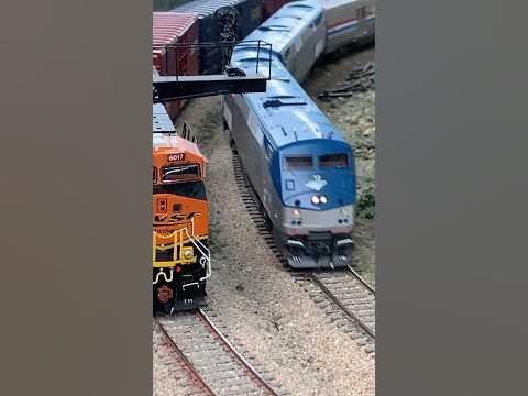 Amtrak Empire Builder In SAMRA#modeltrains #hoscale #funrun #sanantonio #texas #amtrak #dcc #fun ...