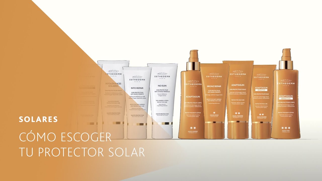 Cómo Escoger tu Protector Solar | ESTHEDERM - YouTube