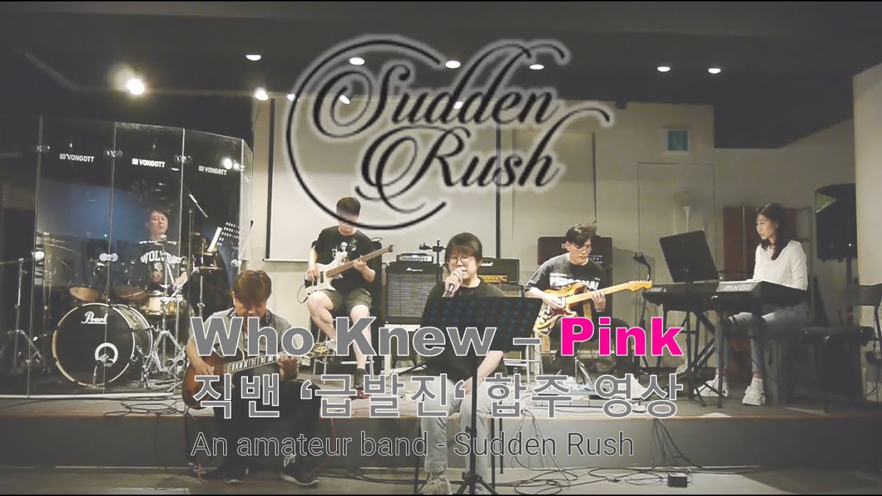 Who Knew - Pink 직밴 '서든러시' 합주 / 밴드 커버 / An amateur band(Sudden Rush ...