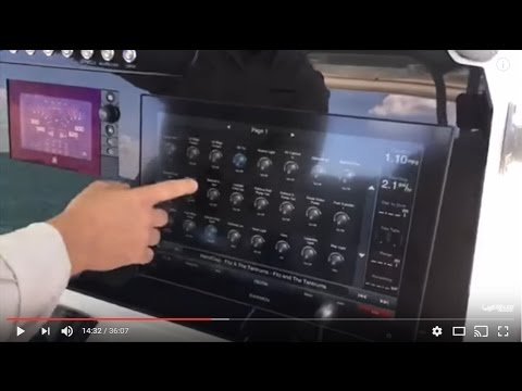 MAKO Boats 414 CC Walkaround with CZone integrated with Garmin - YouTube