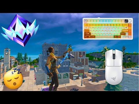 Unboxing AULA F75 Max + Fortnite Handcam With Satisfying Keyboard Sounds 😴