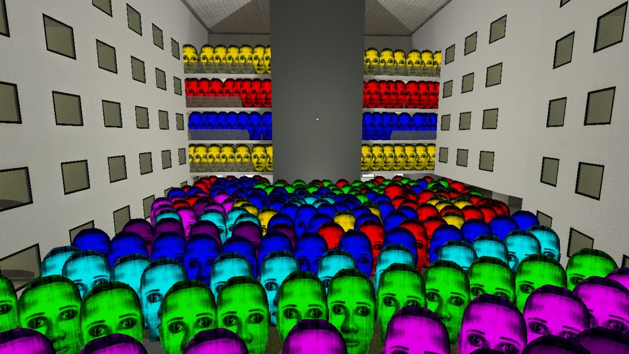 GARRYS MOD RAINBOW NEXTBOT!! UNLIMITED COLOUR BOTS!! #garrysmod100k # ...