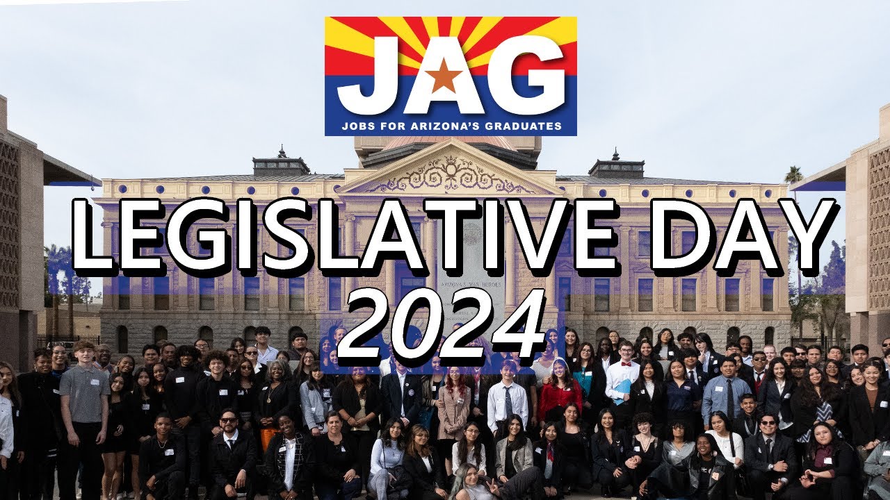 Students Learning in The House! - JAG's Legislative Day 2024 - YouTube