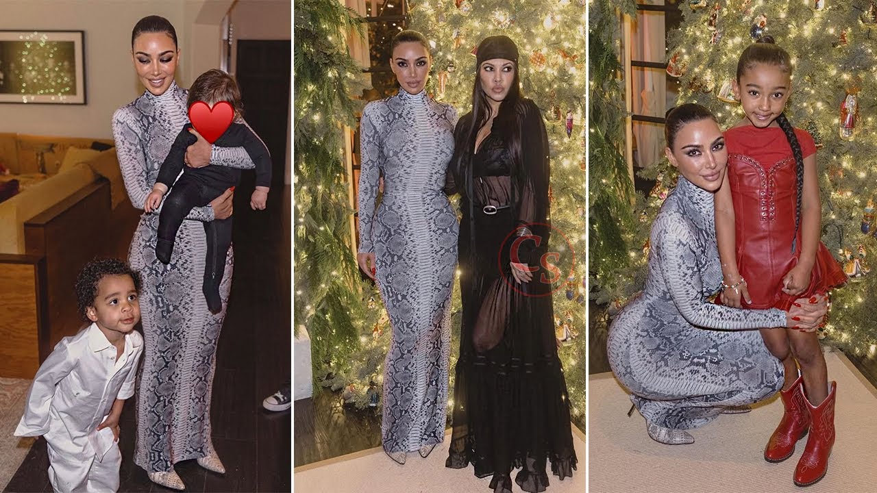 Kim Kardashian Posed With Kourtney's Son Rocky Thirteen in Family ...