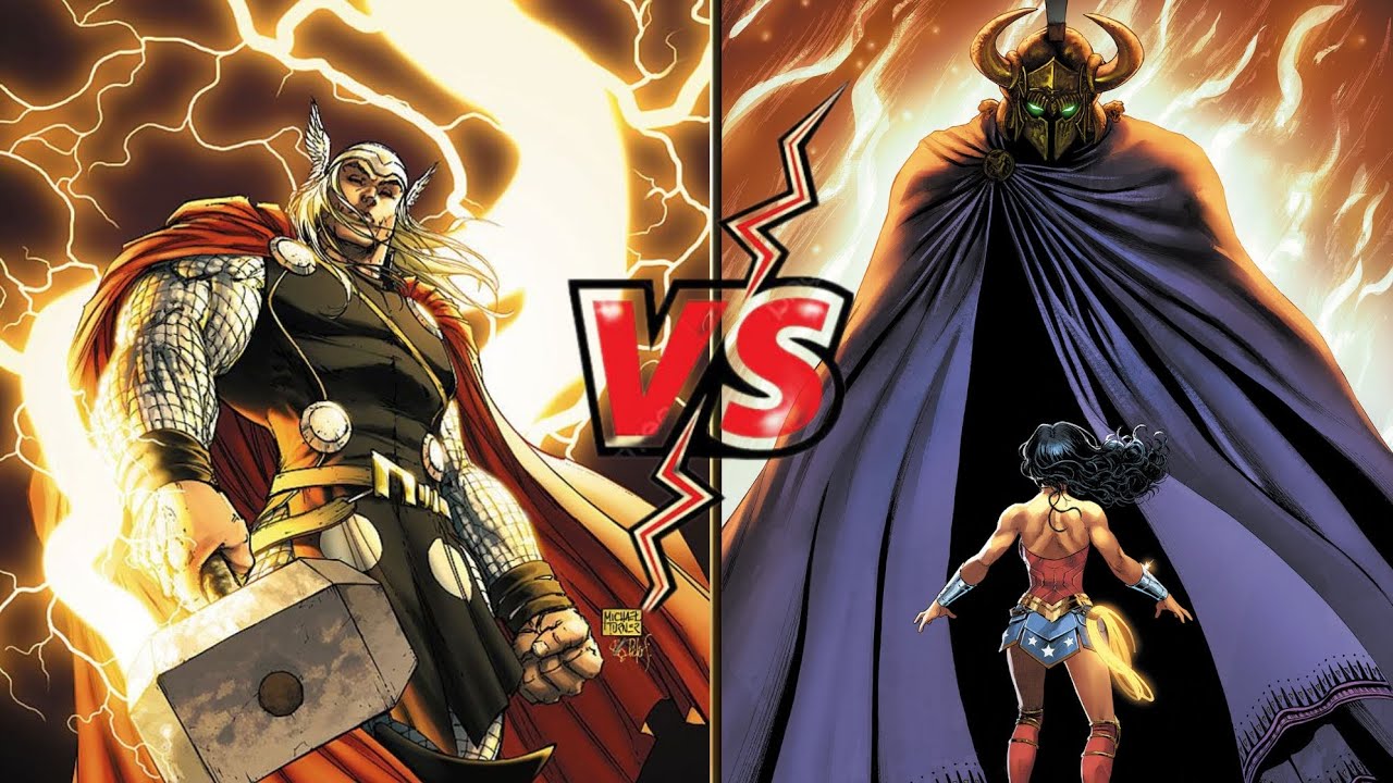 Thor Marvel vs Ares DC - YouTube