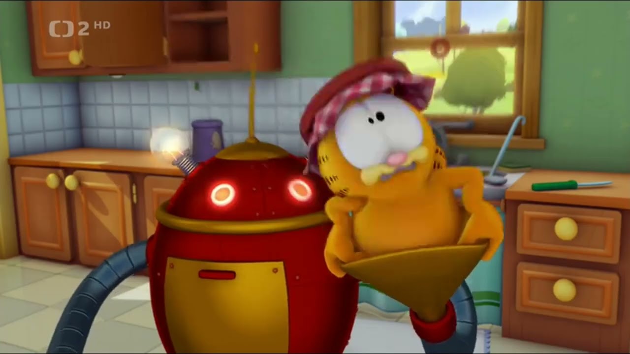Garfieldova show- Robot - YouTube