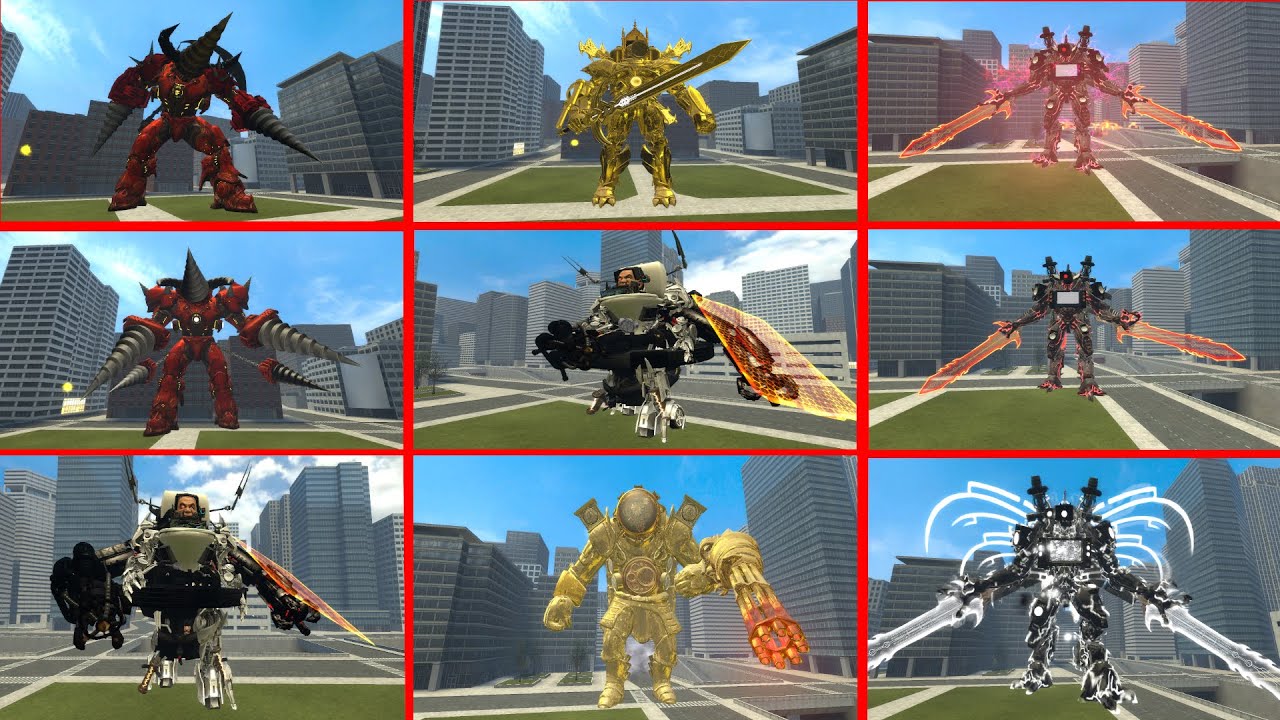 Evolution of New Skibidi toilet vs Upgraded titan Drill man, Clock man ...