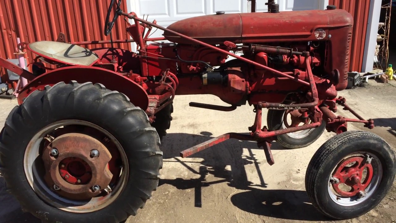 Walk around and how to drive antique tractor - YouTube