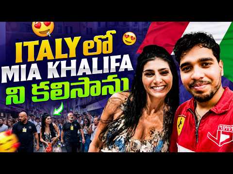 Finally I met MIA KHALIFA in Italy 🤩😍 | Famous jewellery Designer ✨