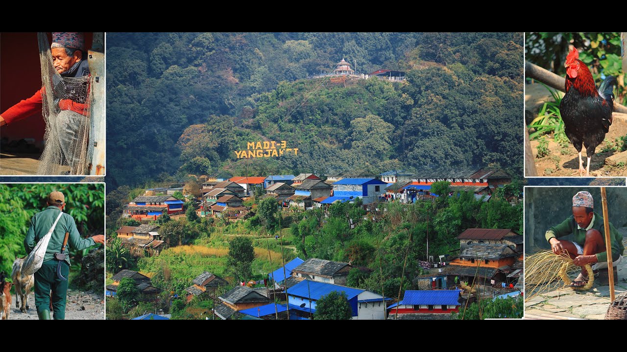 RODHI VILLAGE // BEAUTY GURUNG VILLAGE 2081 // Hilltop Yangjakot - YouTube