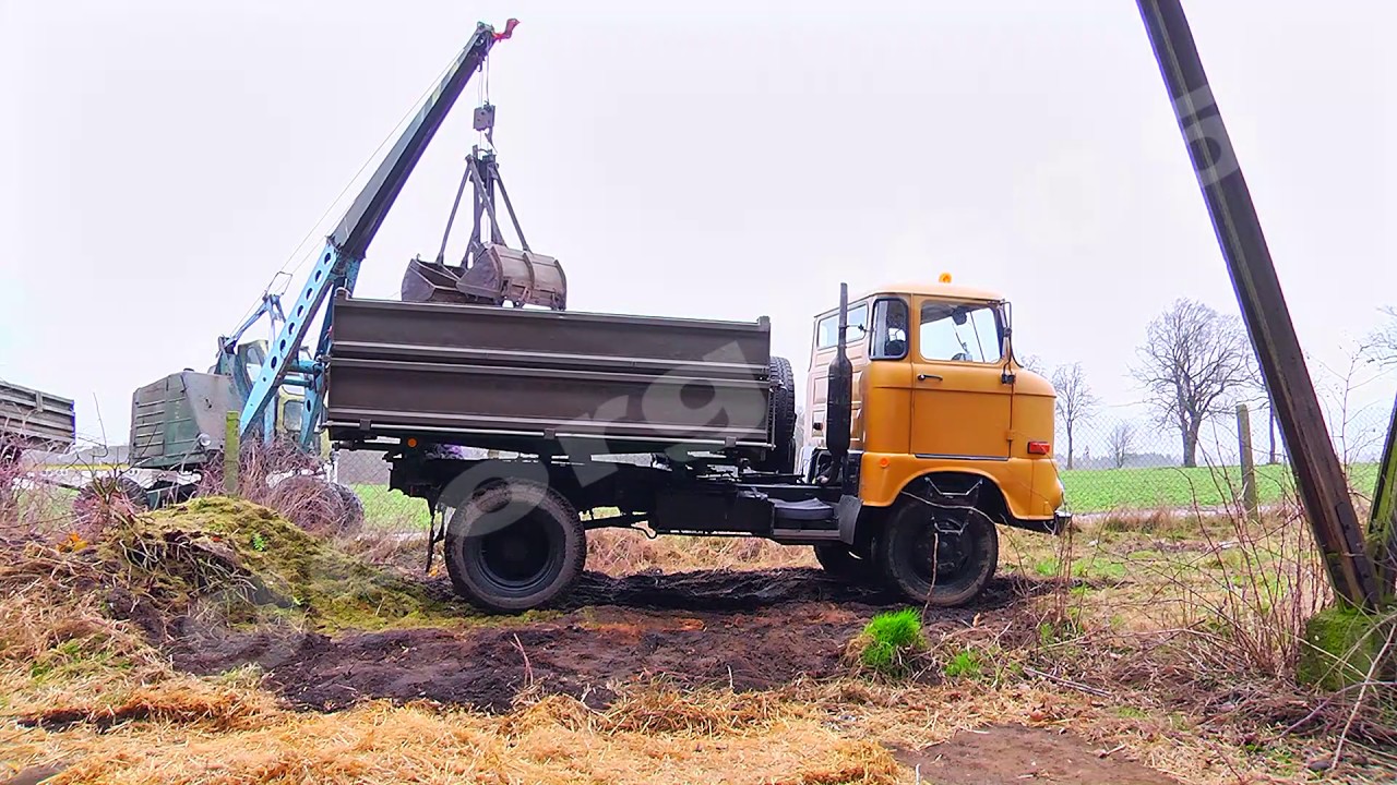 Weimar T-172 / IFA W50 ( Baggertest nach Jahrzehnten ) - YouTube