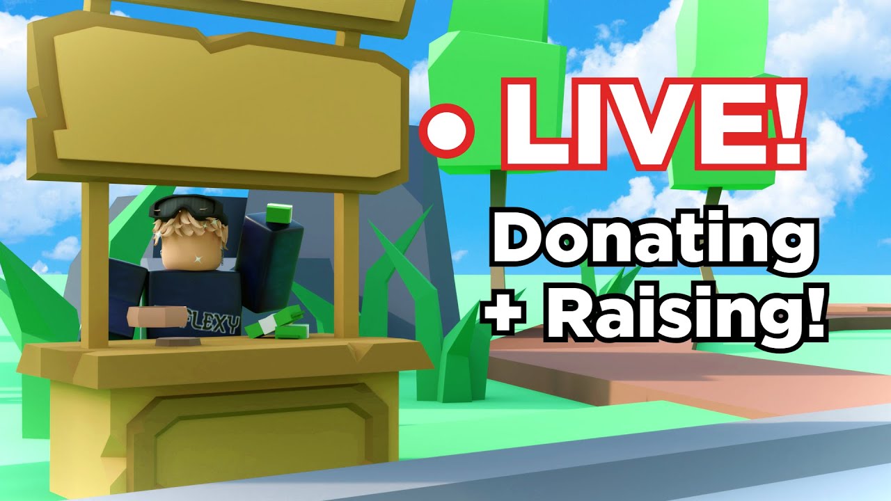 Donating And Raising Robux In Pls Donate! REAL!! - YouTube