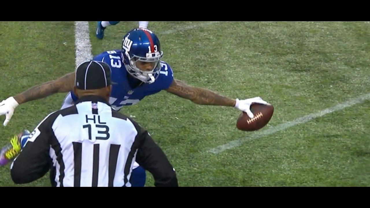 Odell Beckham Jr. Unbelievable 1 Handed Catch 2016! - YouTube