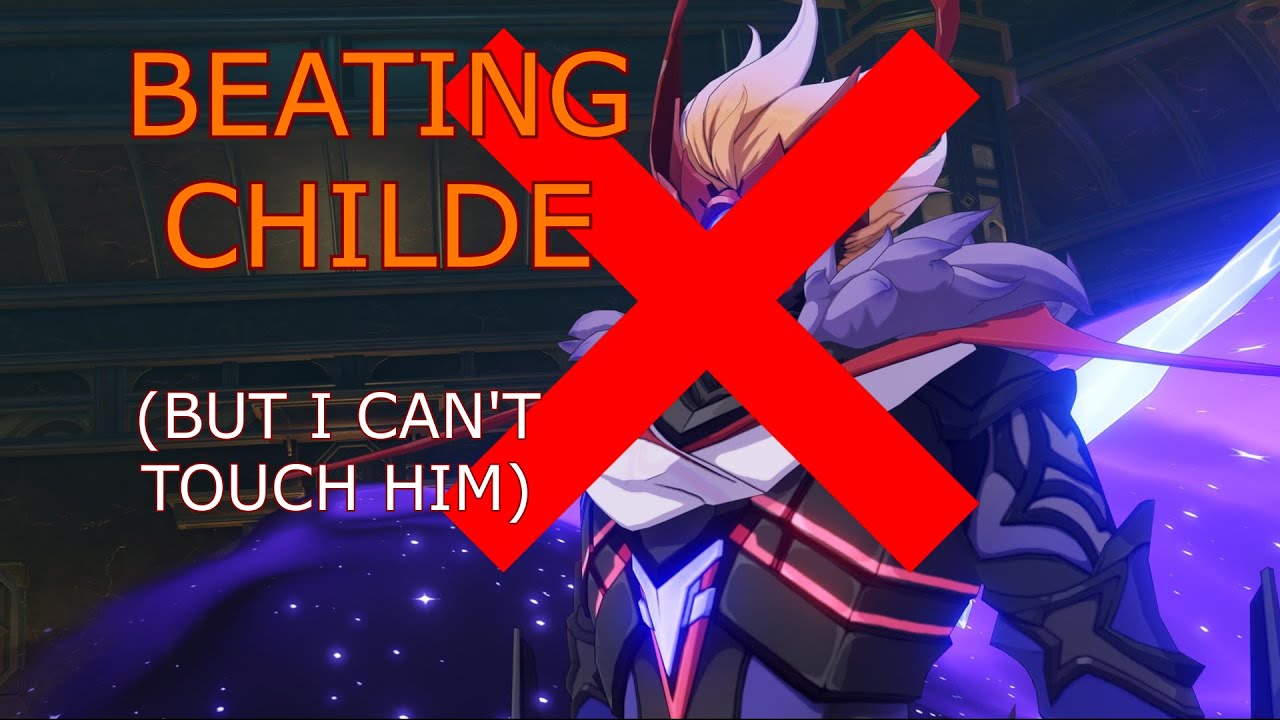 Fighting Childe except I can't touch him (NO DAMAGE) #genshinimpact # ...