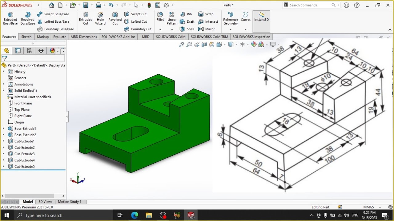 Mechanical Drawing 2 | SHEET 4 (No.7) | - YouTube
