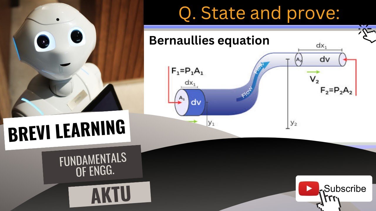 #12 Bernaullies equation/theorem(statement and proving) //FME, AKTU ...