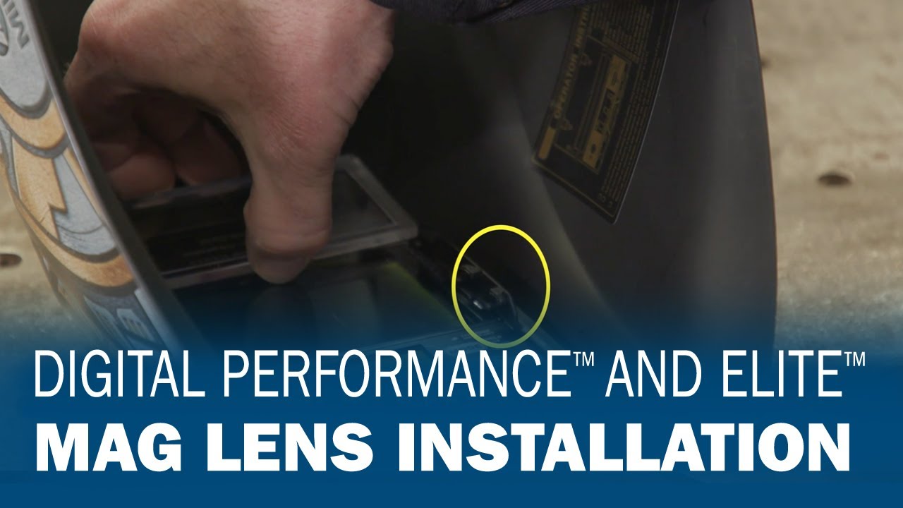 Installing the Mag Lens in Your Performance or Elite Helmet - YouTube