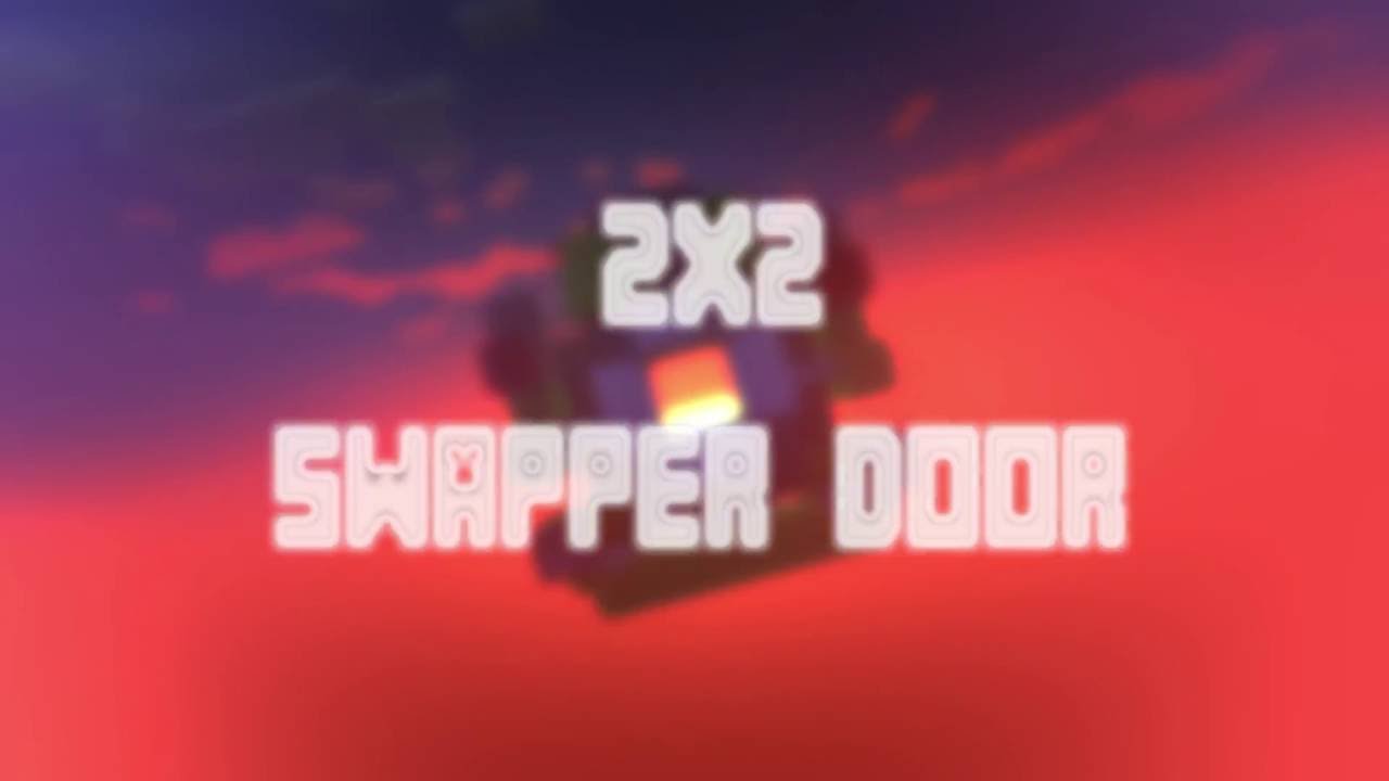 [Mini Edit] 2x2 Swapper Door (192 Blocks) | MC 1.10+ - YouTube
