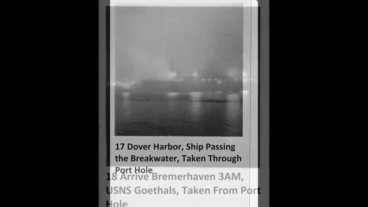 1954 Army Service on the Troop Ship USS Darby - YouTube