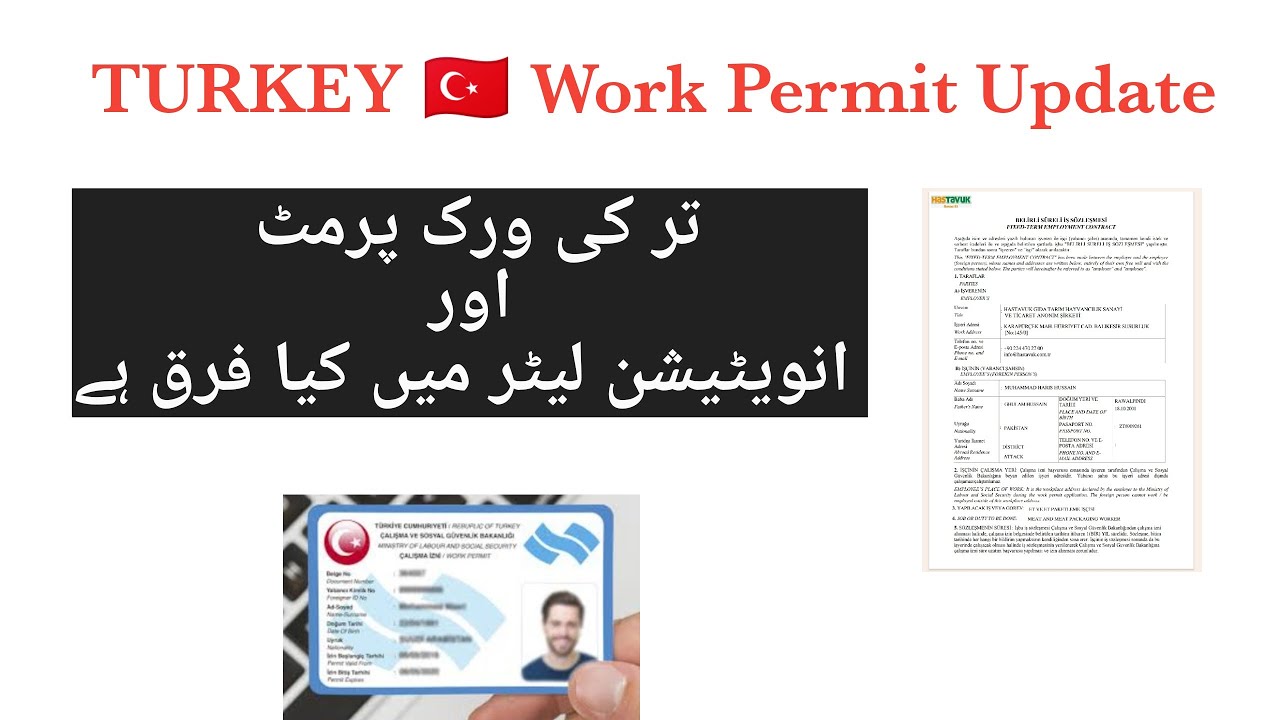 Different from work permits and invitation letters, - YouTube