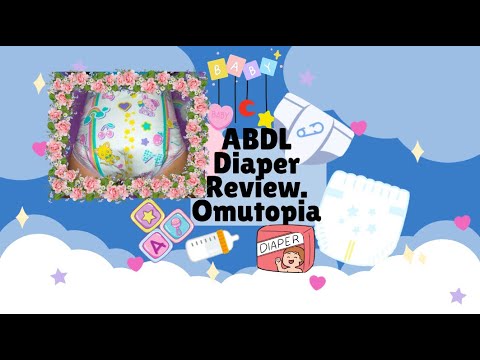 ABDL Adult Diaper Review Omutopia - YouTube