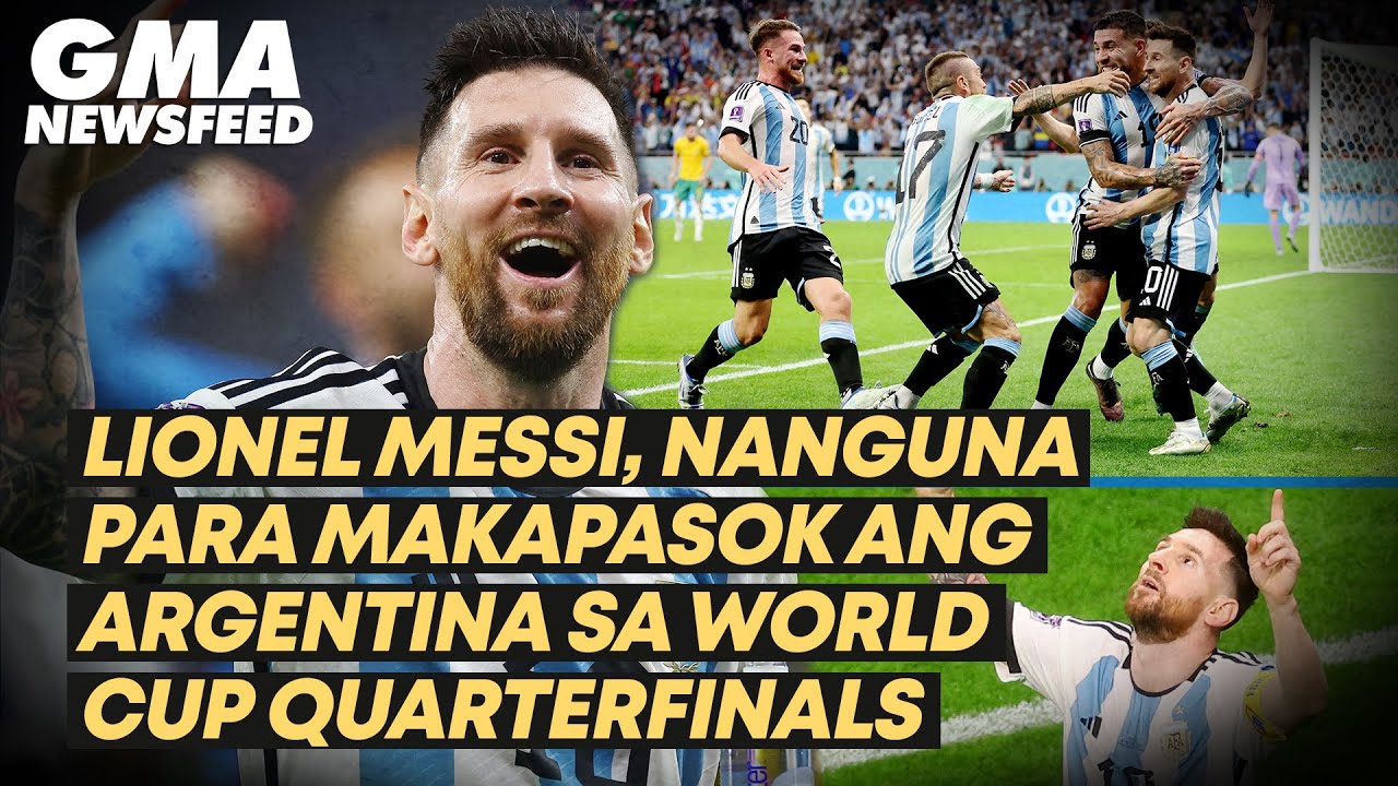 Lionel Messi, nanguna para makapasok ang Argentina sa World Cup ...
