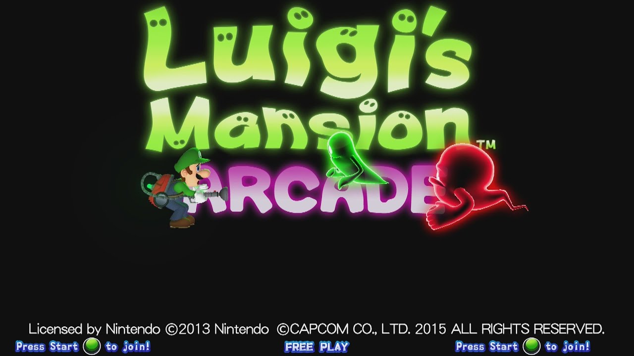 Luigi's Mansion Arcade Attract Mode and Level 1 Intro - YouTube