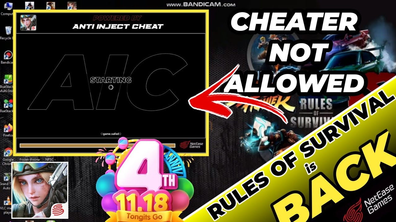 RULES OF SURVIVAL IS BACK naba???🤔 | WE WANT CHEAT BLOCKER FOR ROS ...