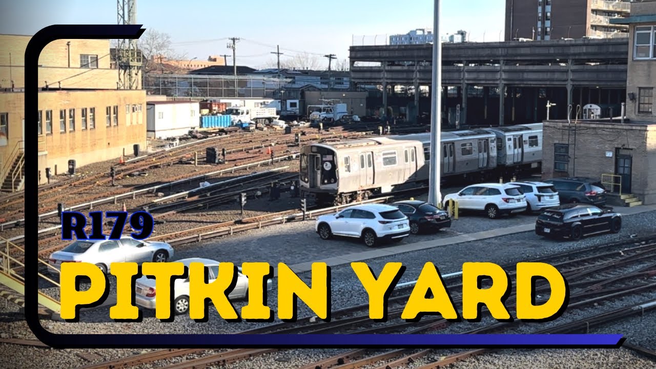 R179 Departing Pitkin Train Yard | NYC Subway - YouTube