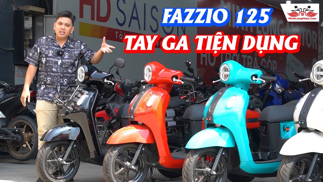 Báo giá Fazzio 125 - mẫu xe hiện đại với nhiều tính năng cực kỳ tiện ...