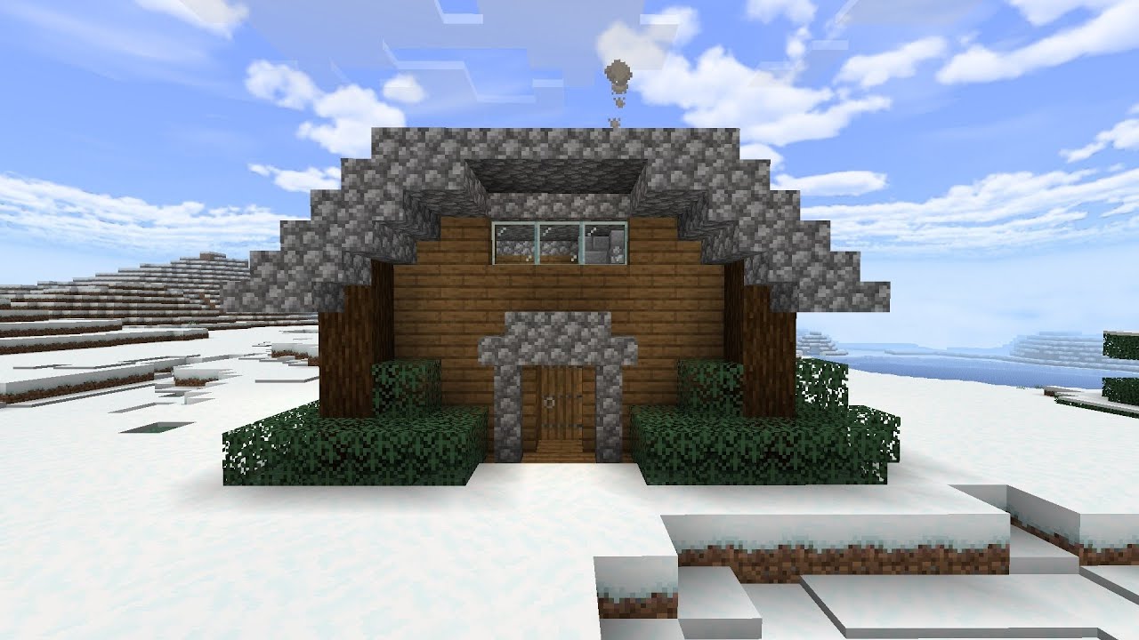 How to Build a Cozy Winter House in Minecraft - YouTube