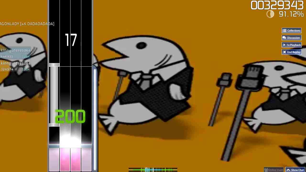 (osu!mania) DRAGONLADY 〈4K DADADADADA〉 - YouTube