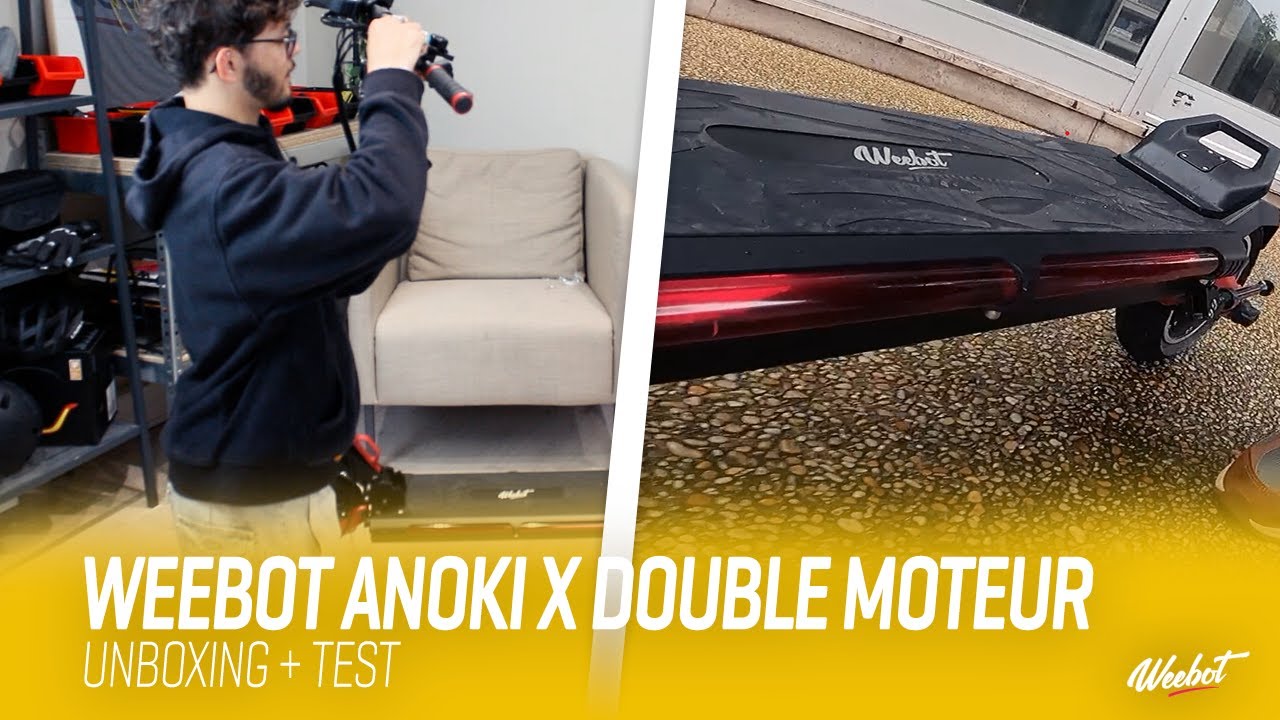 WEEBOT ANOKI X DOUBLE MOTEUR : LA MEILLEURE TROTINETTE ELECTRIQUE DU ...
