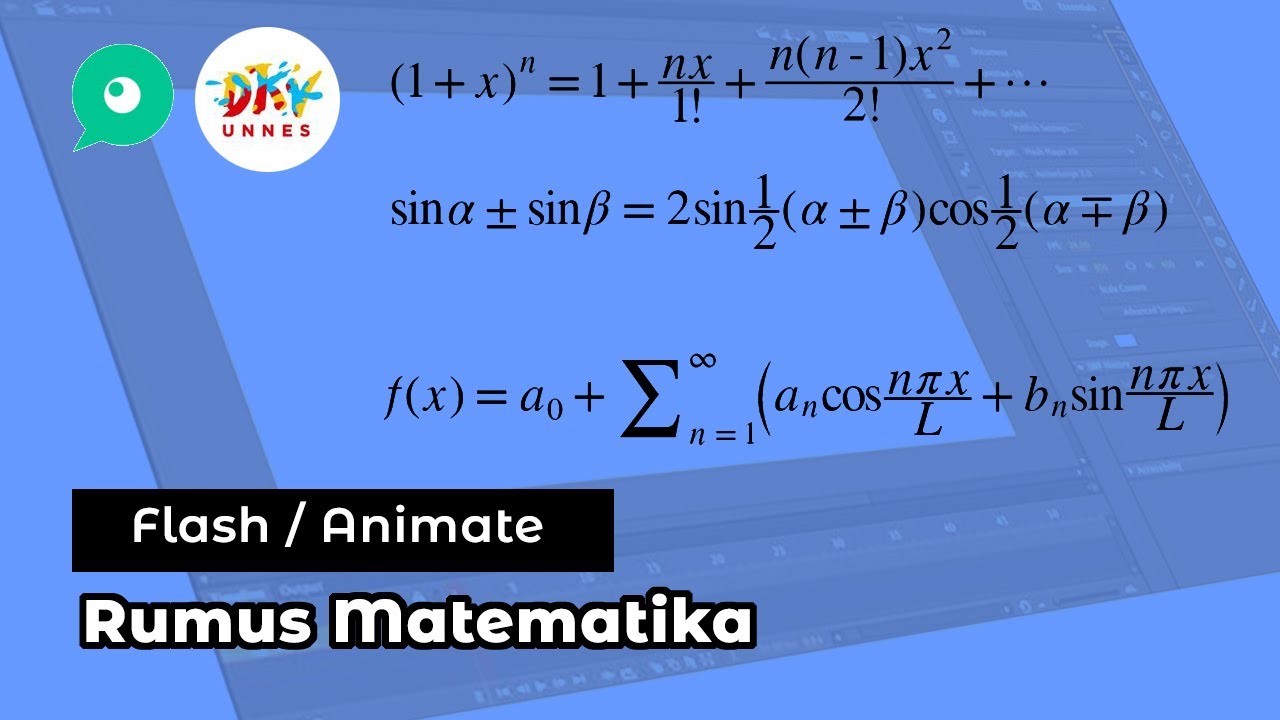 [Flash/Animate] Membuat rumus matematika (Equation) dengan MathML - YouTube