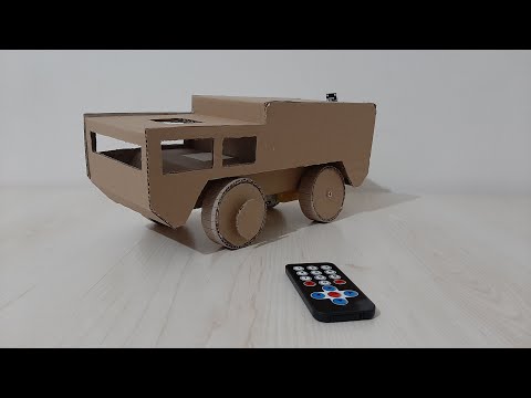 Kartondan Uzaktan Kumandalı Askeri Kamyon Yapımı. How To Make RC Military Truck From Cardboard