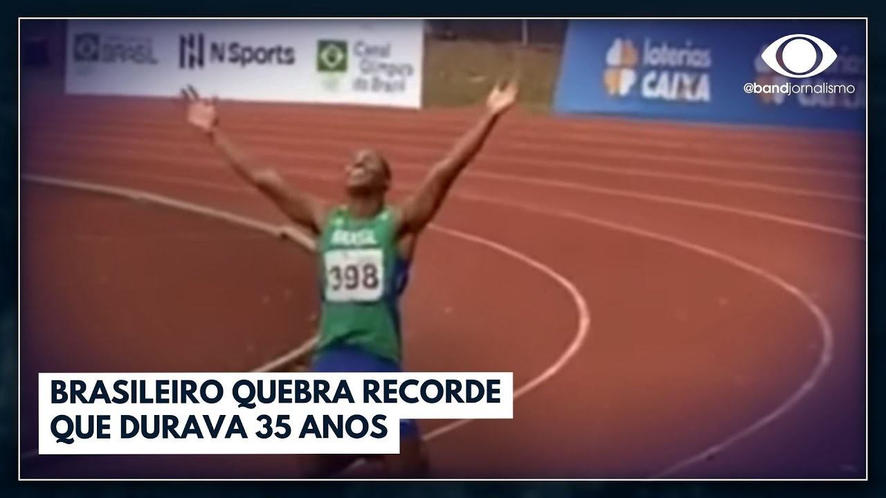 Brasileiro quebra recorde que durava 35 anos | Jornal da Noite - YouTube