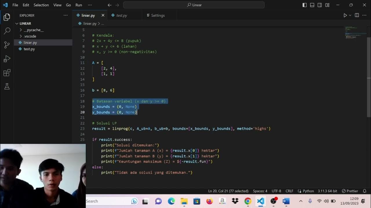 AI - Linear Programming - YouTube