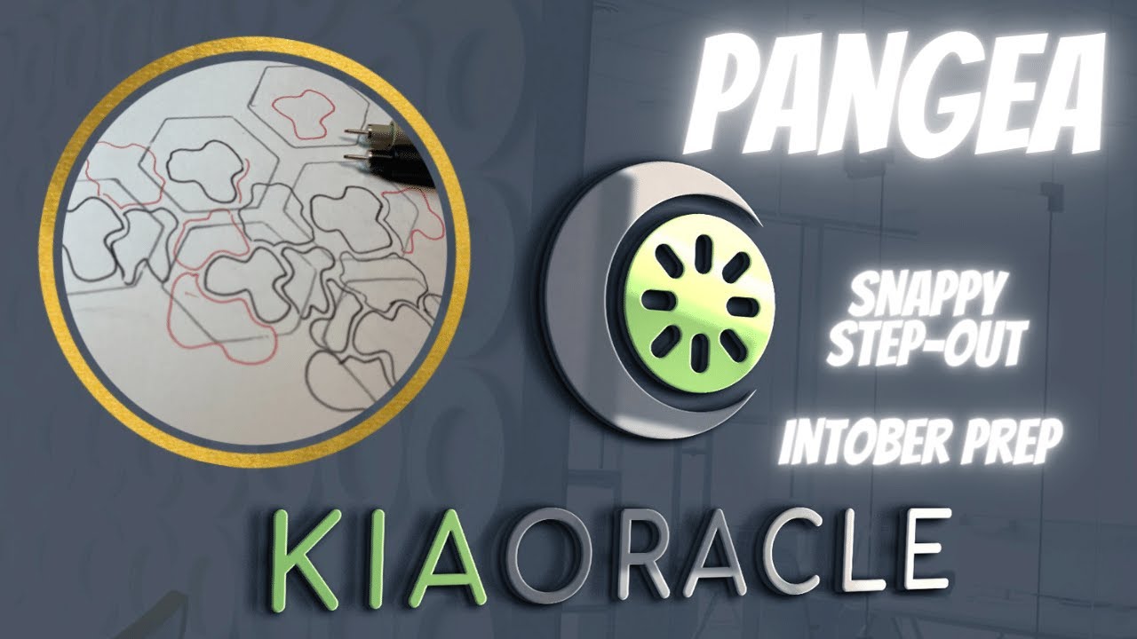 How to draw the tangle Pangea, A zentangle tutorial with no speech and ...