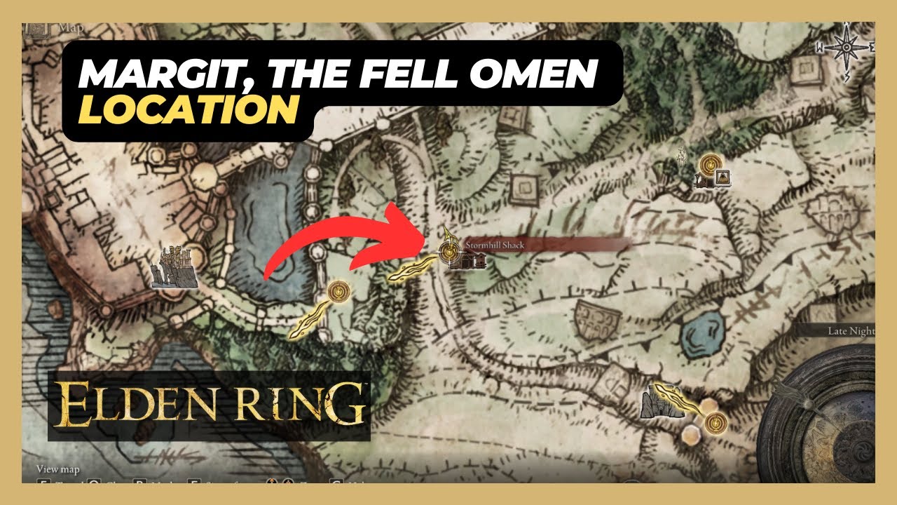 Margit, The Fell Omen (Limgrave) Boss Location - Elden Ring - YouTube