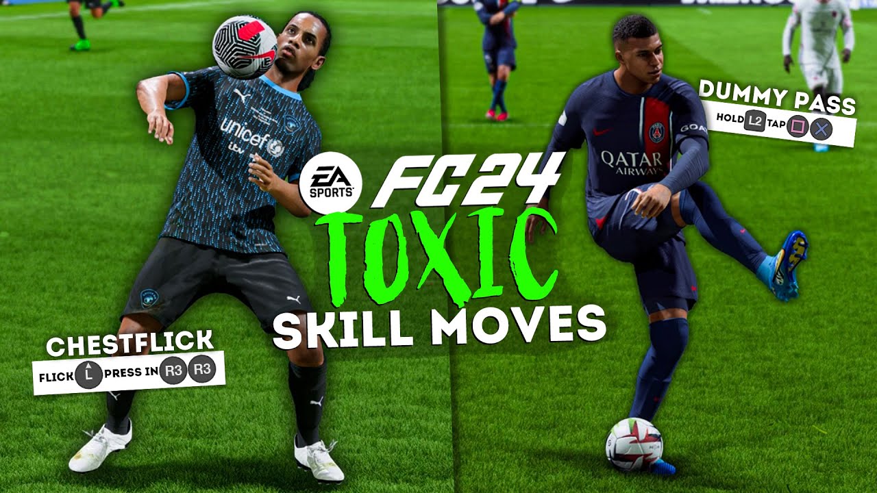 HOW TO DO 10 *TOXIC* SKILL MOVES in EA FC 24 - YouTube