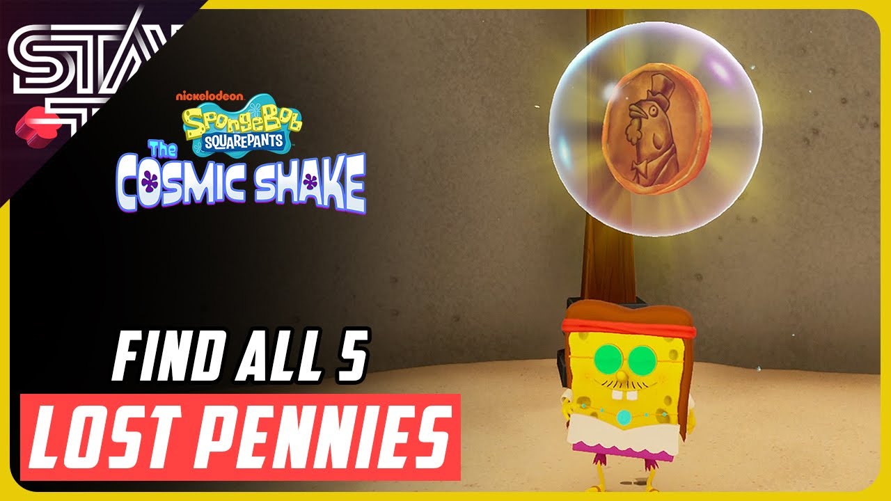 All Lost Pennies Locations - SpongeBob Squarepants: The Cosmic Shake ...