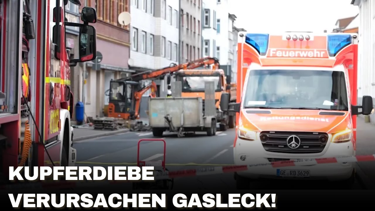 Gelsenkirchen: Gefährlicher Kupferdiebstahl – Explosionsgefahr! - YouTube