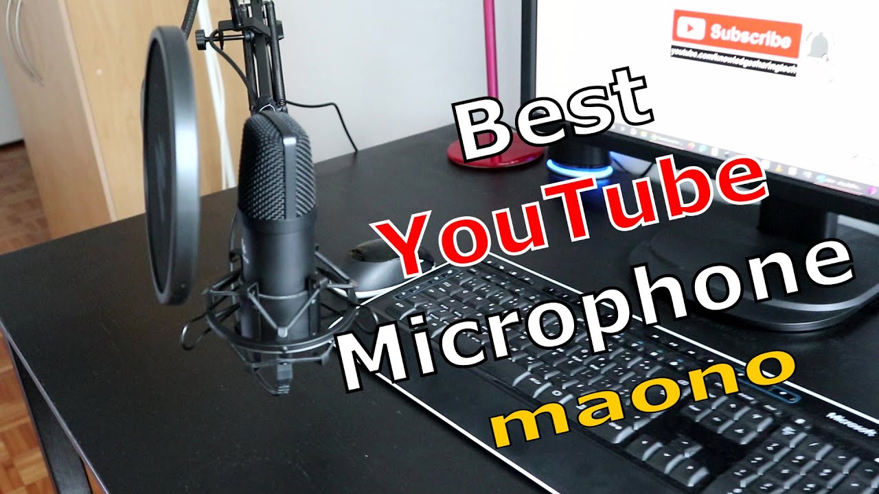 Maono AU-A04H Microphone quick setup - YouTube