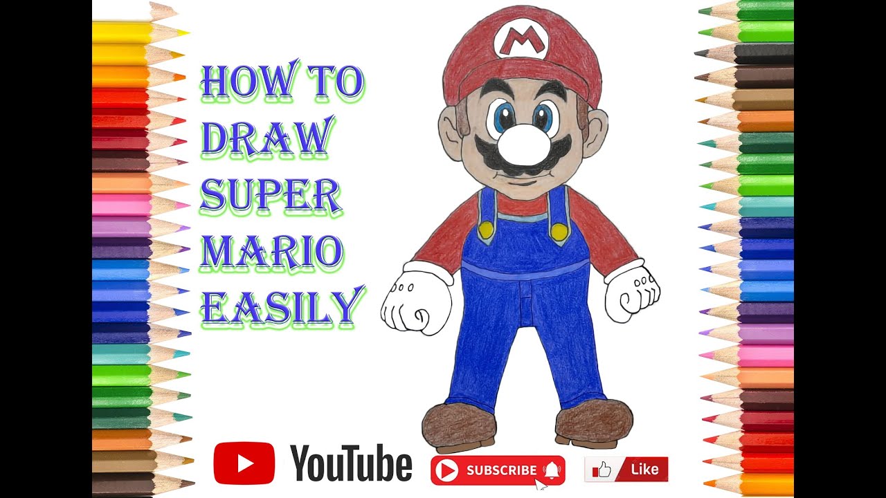 How To Draw Super Mario Bros. MOVIE || Mario Drawing - YouTube