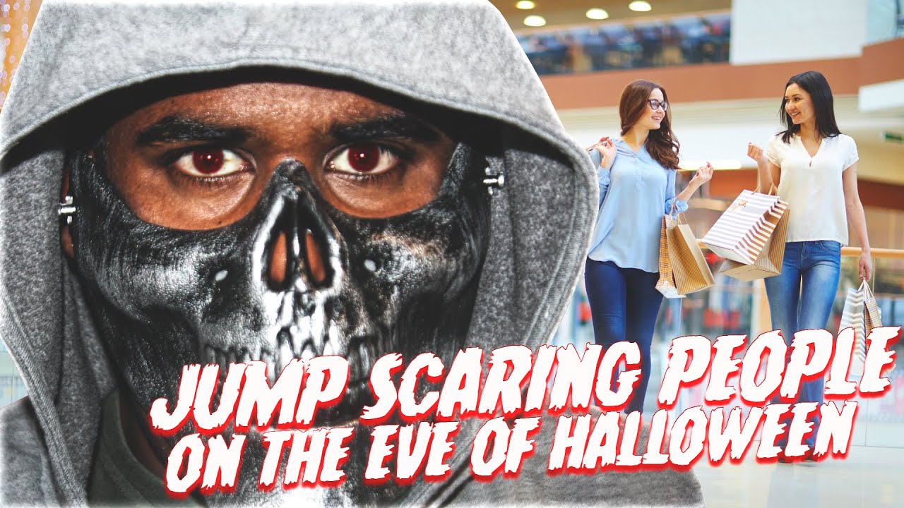 SCARING PEOPLE ON HALLOWEEN (EPIC REACTION) | Hayyan - YouTube