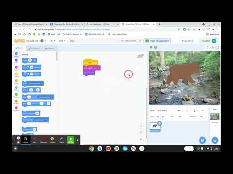 Share a CS First Scratch Project to Classroom - Student View - YouTube