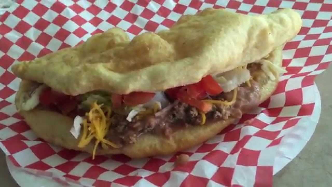 In 20 seconds: How to make an Indian taco - YouTube